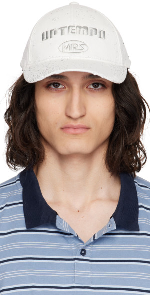 Martine Rose - White Rolled Back Cap