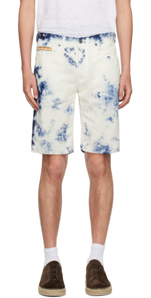 Massimo Alba - Blue & White Kaleidoscope Shorts