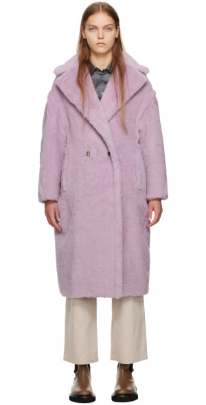 Max Mara - Purple Teddy Bear Icon Coat