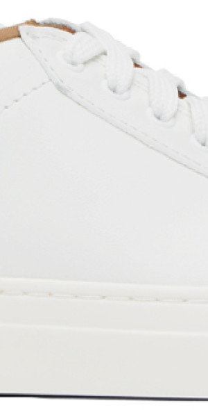 Max Mara - White Perforated Mules