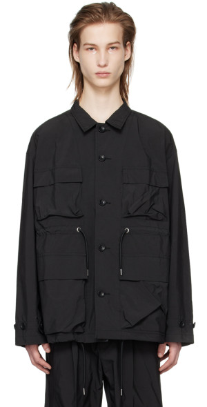 meanswhile - Black Paper Touch Jacket