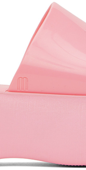 Melissa - Pink Becky Platform Slides