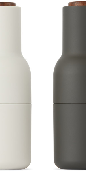 MENU - Black & Off-White Walnut Bottle Grinders