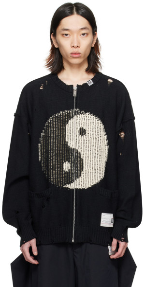 Miharayasuhiro - Black Inside Out Cardigan