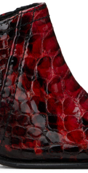 Miista - Red Ashlyn Snake Mules