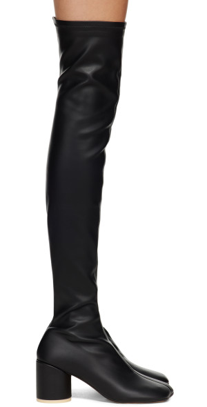 MM6 Maison Margiela - Black Anatomic Tall Boots