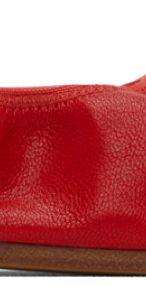 MM6 Maison Margiela - Red Anatomic Ballerina Flats