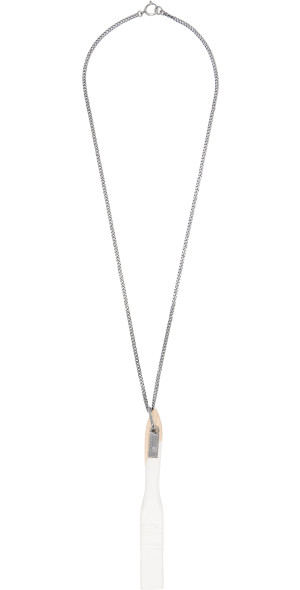 MM6 Maison Margiela - Silver Curb Chain Necklace