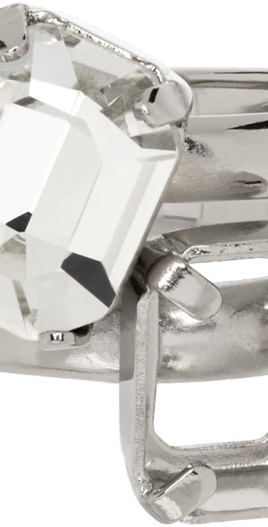 MM6 Maison Margiela - Silver Missing Stone Ring