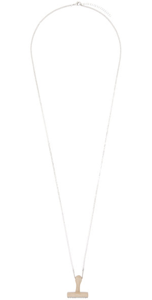 MM6 Maison Margiela - Silver Stamp Necklace