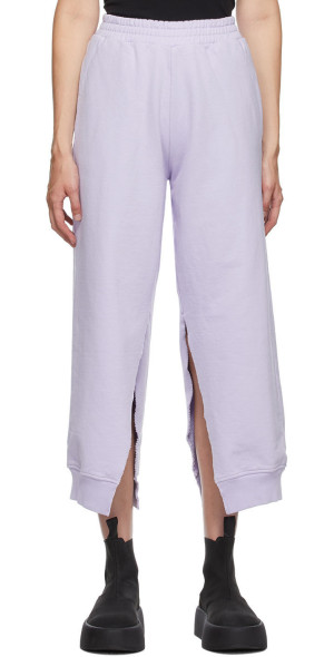 MM6 Maison Margiela - SSENSE Exclusive Purple Split Lounge Pants
