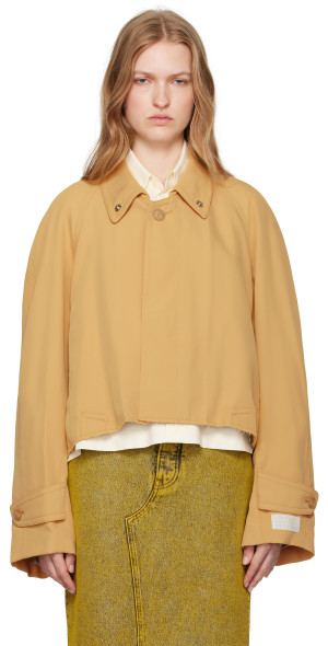MM6 Maison Margiela - Yellow Twill Jacket