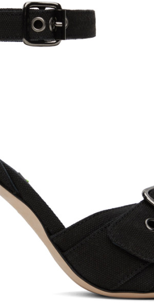 MSGM - Black 'Iconic ' Heeled Sandals