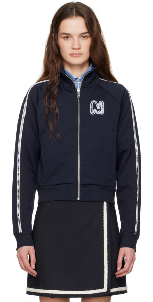 MSGM - Navy Logo Track Jacket
