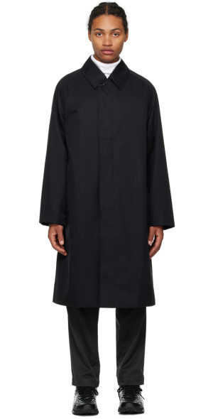 nanamica - Black Balmacaan Coat
