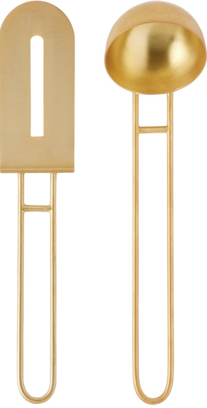 Natalia Criado - SSENSE Exclusive Gold Artefacto Serving Set