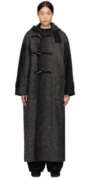 NEEDLES - Black Long Duffle Coat