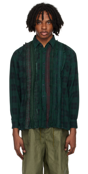 NEEDLES - Green Ribbon Shirt