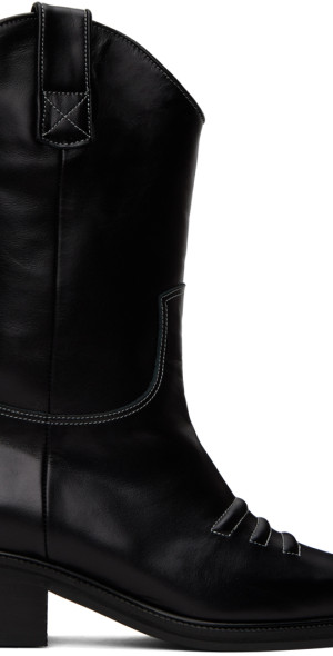 NEUTE - Black Marfa Western Boots