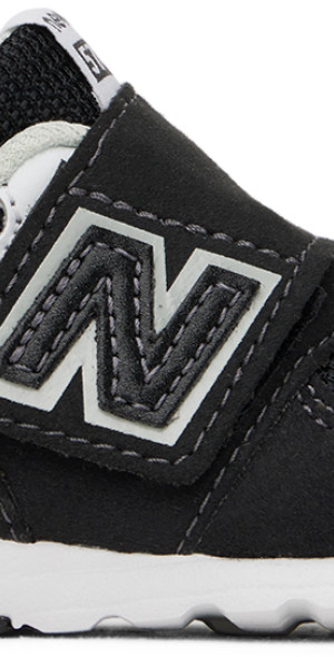 New Balance - Baby Black 574 NEW-B Hook & Loop Sneakers