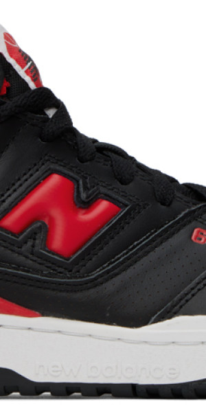 New Balance - Black & Red 650R Sneakers