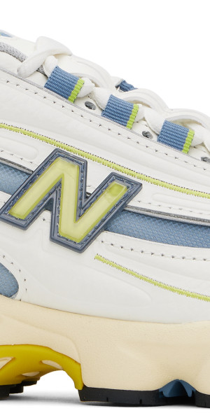New Balance - White & Blue 1000 Sneakers