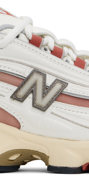 New Balance - White & Red 1000 Sneakers