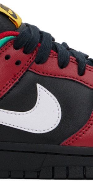 Nike - Black & Red Dunk Low Retro LTD Sneakers