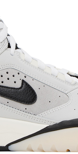 Nike - Gray Air Flight Lite Mid Sneakers