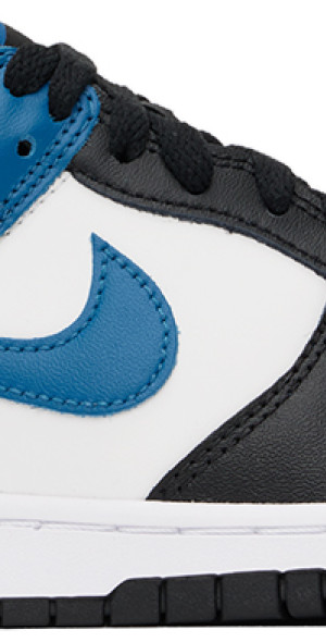 Nike - Kids Blue & White Dunk Low Big Kids Sneakers