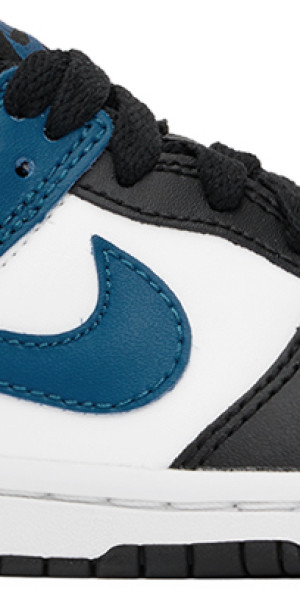 Nike - Kids Blue & White Dunk Low Little Kids Sneakers