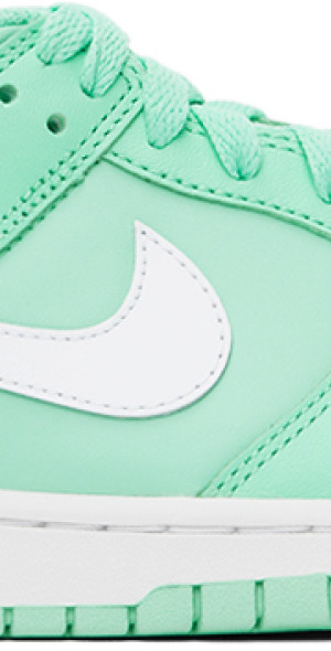 Nike - Kids Green Dunk Low Big Kids Sneakers