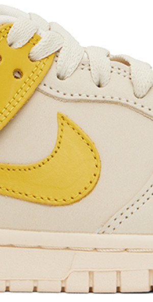 Nike - Off-White & Yellow Banana Dunk Low Sneakers