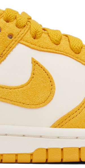 Nike - Off-White & Yellow Dunk Low Sneakers