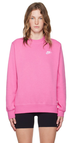 Nike - Pink Sportswear Club Sweatshirt