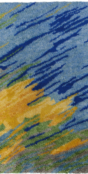 Nordic Knots - Multicolour Tableau Blur Rug