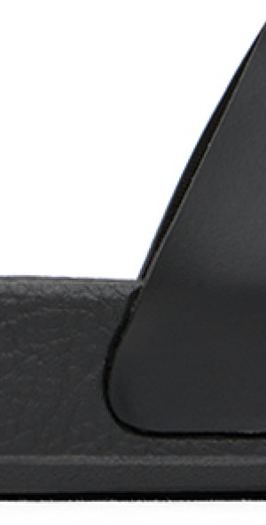 Off-White - Kids Black Paint Script Slides