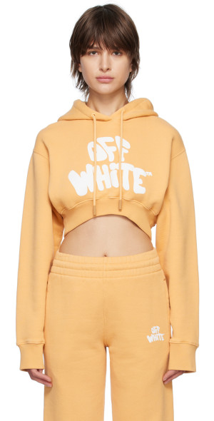Off-White - Orange 70's Type Hoodie
