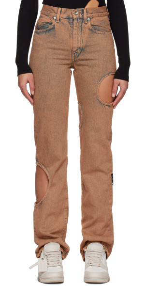 Off-White - Orange Meteor Jeans