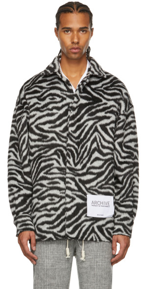 Palm Angels - Black Zebra Overshirt