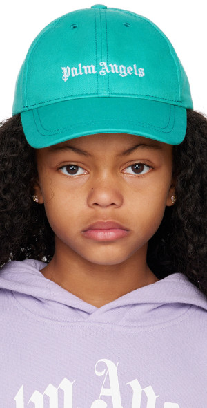 Palm Angels - Kids Blue Logo Cap