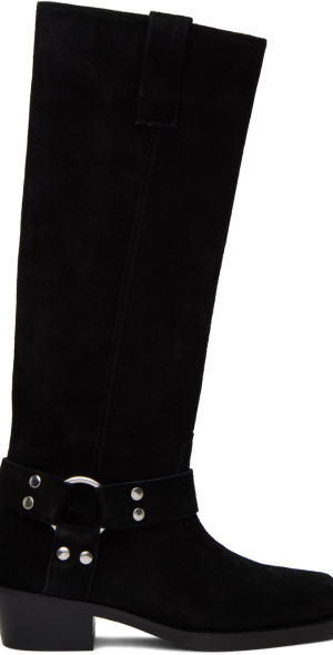 Paris Texas - Black Roxy 45 Tall Boots