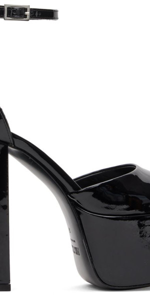 Paris Texas - Black Tatiana Platform Heels