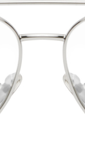 Prada Eyewear - Silver Aviator Glasses