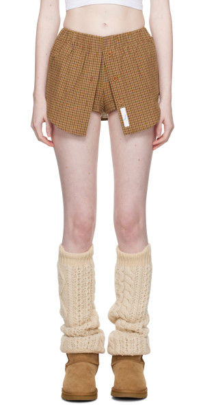 Praying - SSENSE Exclusive Brown Shorts