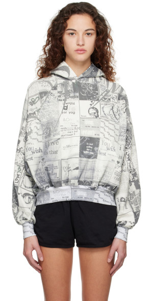 Praying - SSENSE Exclusive Gray Comic Hoodie