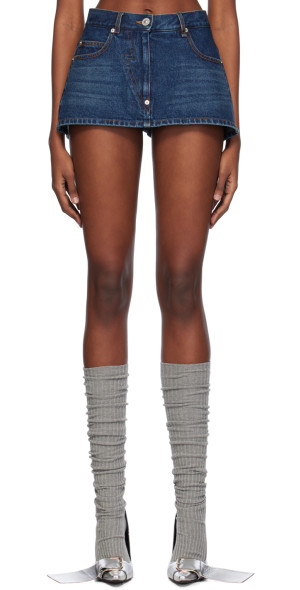 Pushbutton - Blue Apron Denim Skort