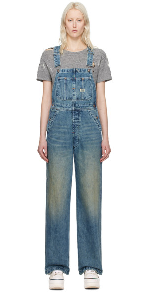 R13 - Blue Damon Denim Overalls