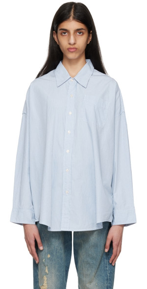 R13 - Blue Striped Shirt