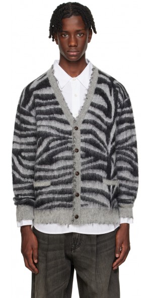 R13 - Gray Boyfriend Cardigan